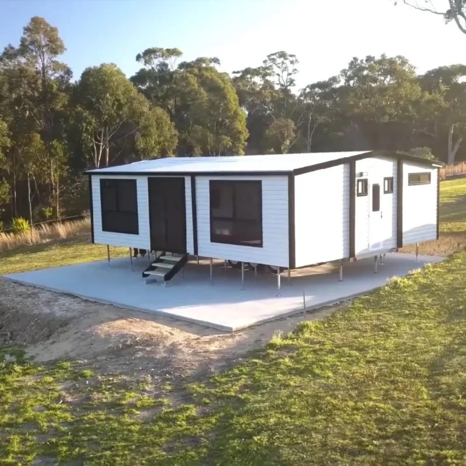 Mobile Home 3 Bedroom Foldable Flat Pack Prefab Modern 20ft 40ft Expandable Container House