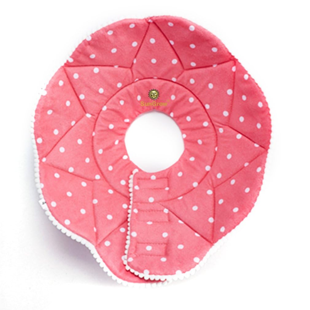 SunGrow Cat Cone Collar Soft Washable, Cat Recovery E Collar Sleep Cone After Surgery to Stop Licking, Pet Cone of Shame Alternatives, Scratch & Bite Proof Grooming Soft Cone for Easy Nail Cutting
