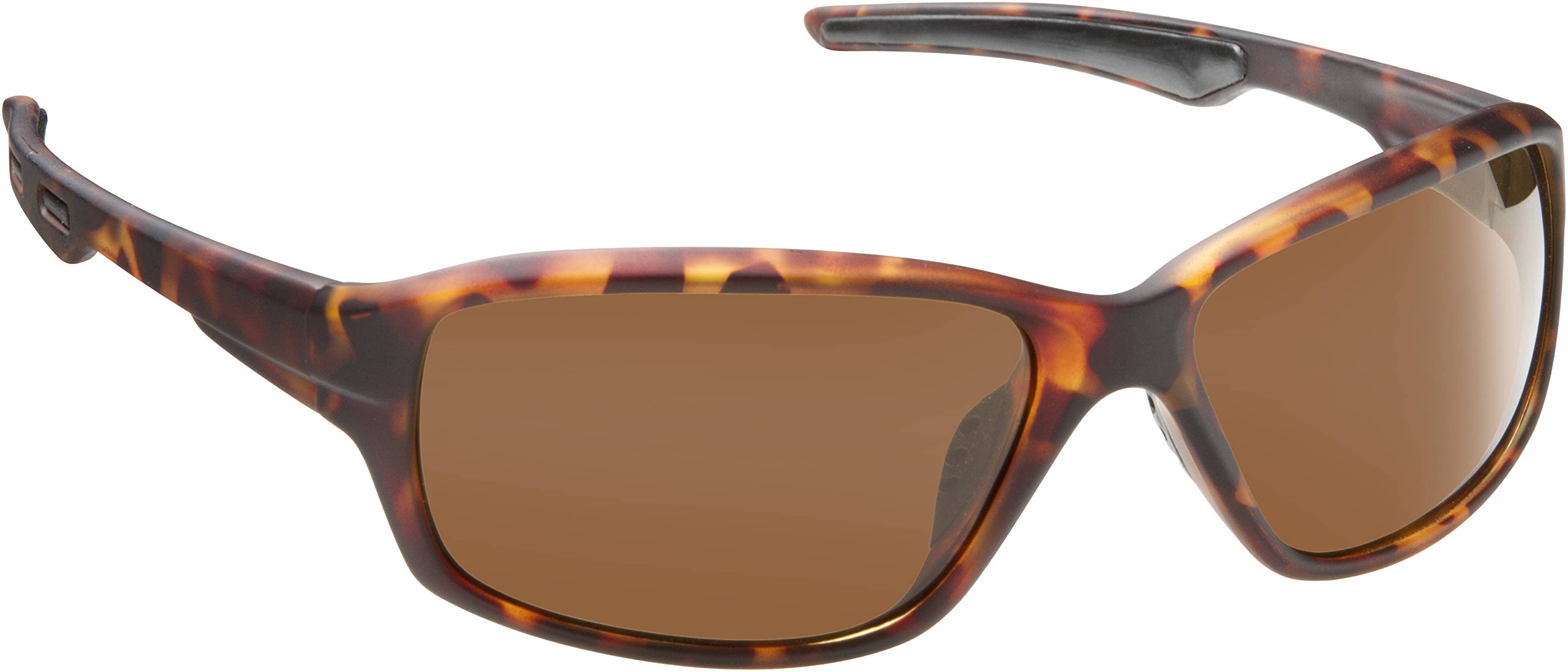 Fisherman Eyewear Avocet Sunglasses, Matte Brown Tortoise Frame, Polarsensor (Photochromic) Brown Lens, Medium/Large