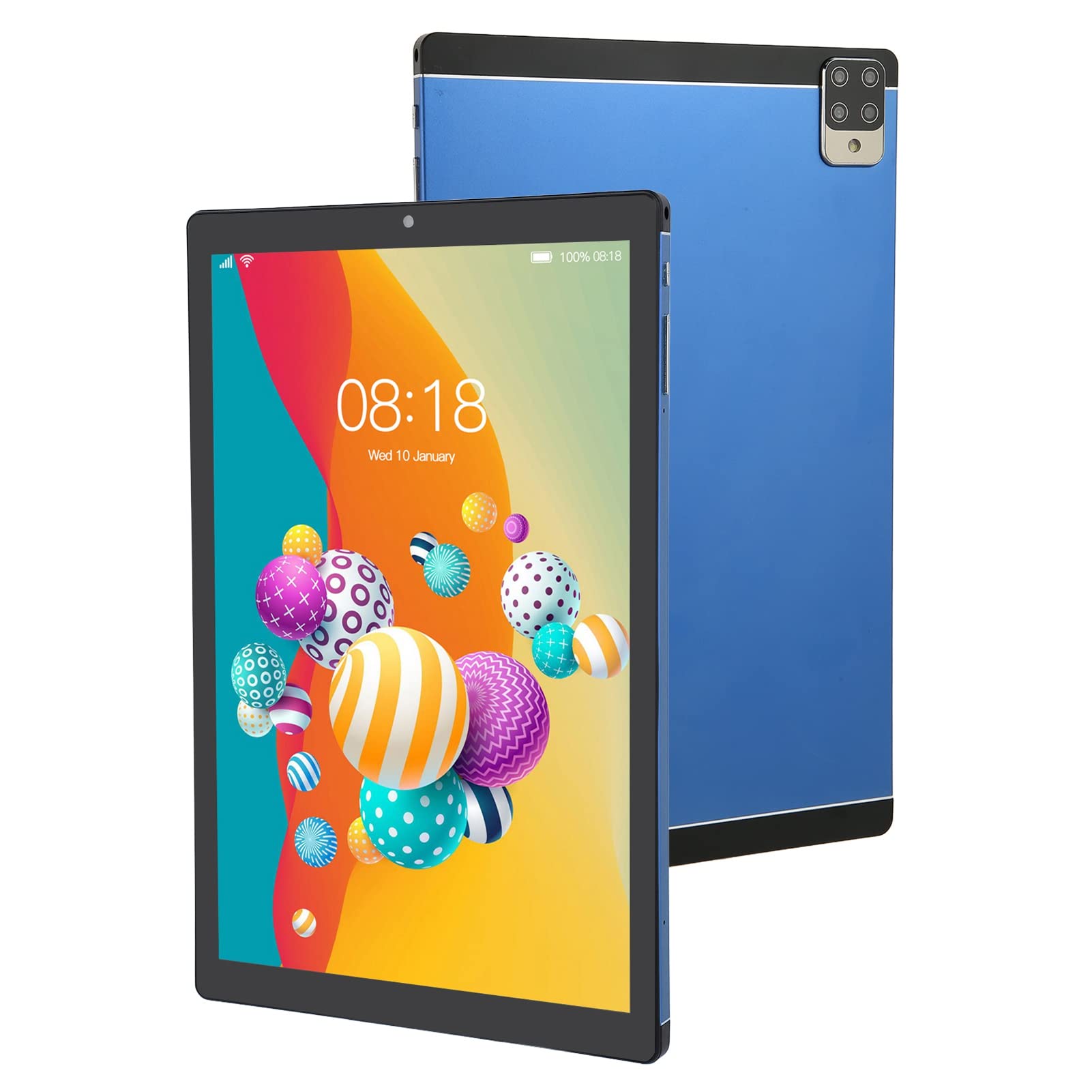 HEEPDD HD Tablet, 5G WiFi 10.1 Inch 10 Core CPU 128GB Tablet for Video (US Plug)