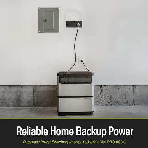 Goal Zero Haven 10 β Compatible w/Yeti 4000 PRO Portable Power Station for Efficient Power Management & Home Backup During Outages β Connects up to 10 Essential Circuits, Max Power of 7,500 W