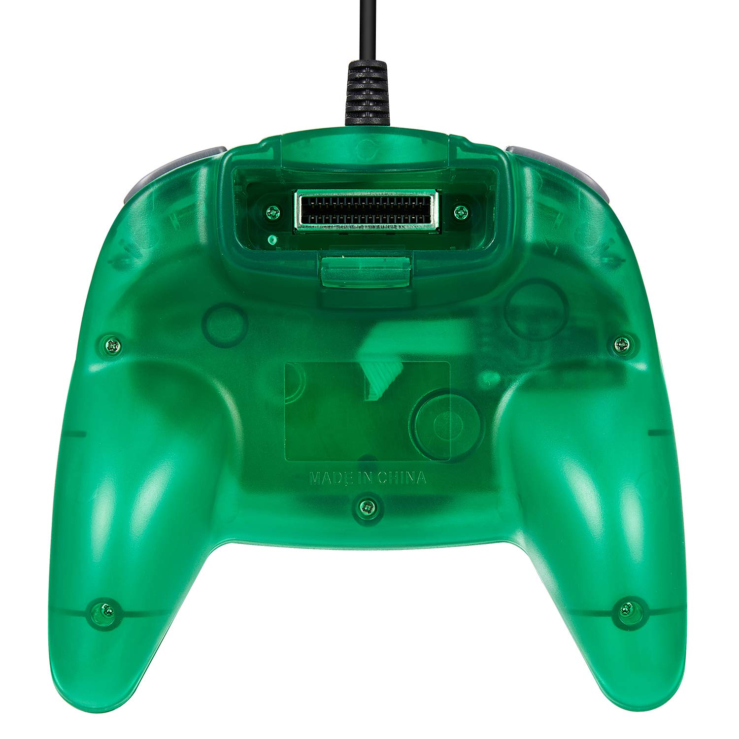 iNNEXT [New Version] 4 Pack for N64 Controller, Game pad Joystick for 64 - Plug & Play (Non PC USB Version) (Joystick from Japan) Black/Grey/Clear Blue/Clear Green