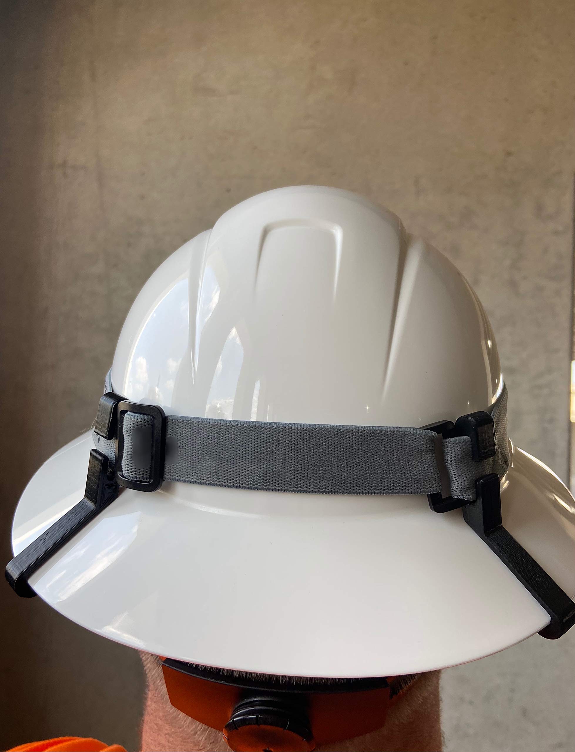Hart Hat Clips: Full Brim Hard Hat Clips (black)