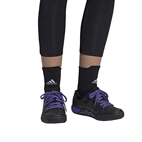 Five Ten Freerider Contact Women's Mountain Bike Shoe, Size 9, Black/Carbon/Purple