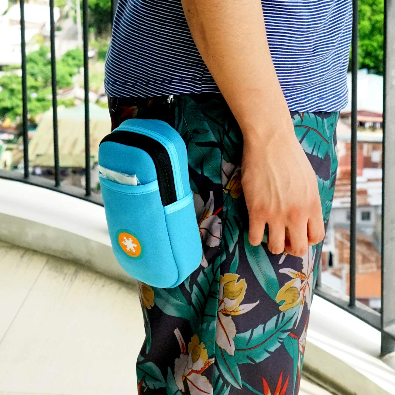 EPI-TEMP Epipen Insulated Case for Kids, Adults β Smart Carrying Pouch, Storage Bag, Powered by PureTemp Phase Change Material to Keep Epinephrine in Safe Temperature Range (Teal)