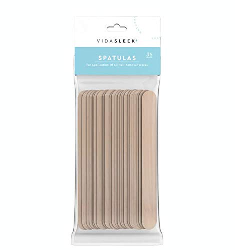 Wax Kit Bundle: Hair Removal Sugar Wax Kit (10 oz) + Pack of 100 Non-Woven Wax Strips + Pack of 35 Spatulas