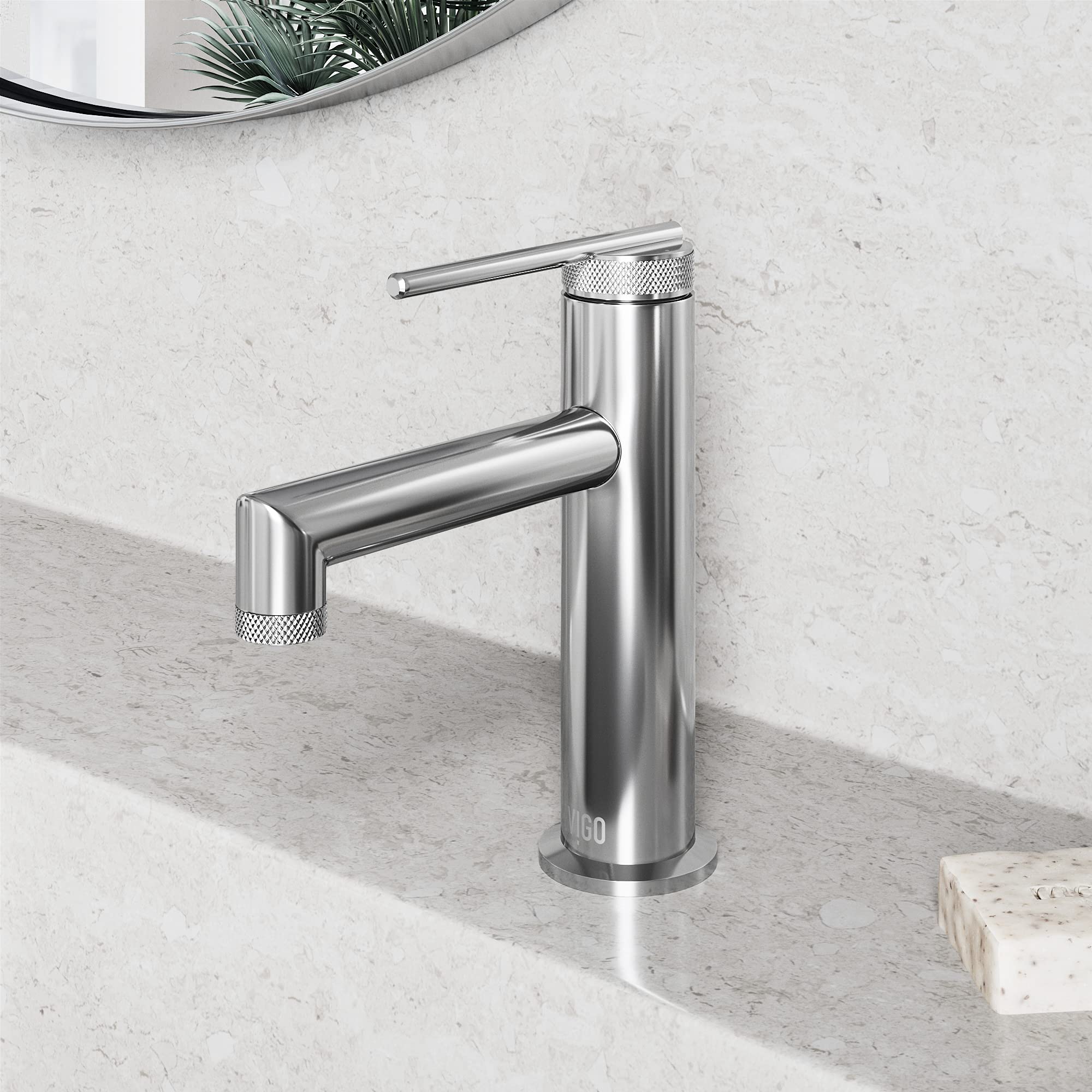VIGO Sterling 7'' H Single Handle Single-Hole Bathroom Faucet in Chrome-VG01049CH