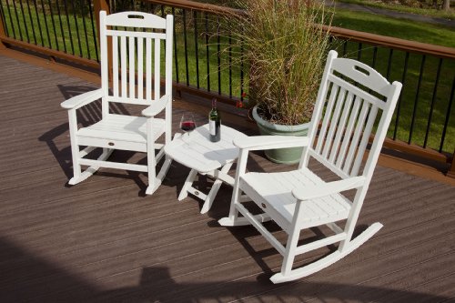 Trex Outdoor Furniture Yacht Club Side Table, 21-Inch by 18-Inch, Tree House