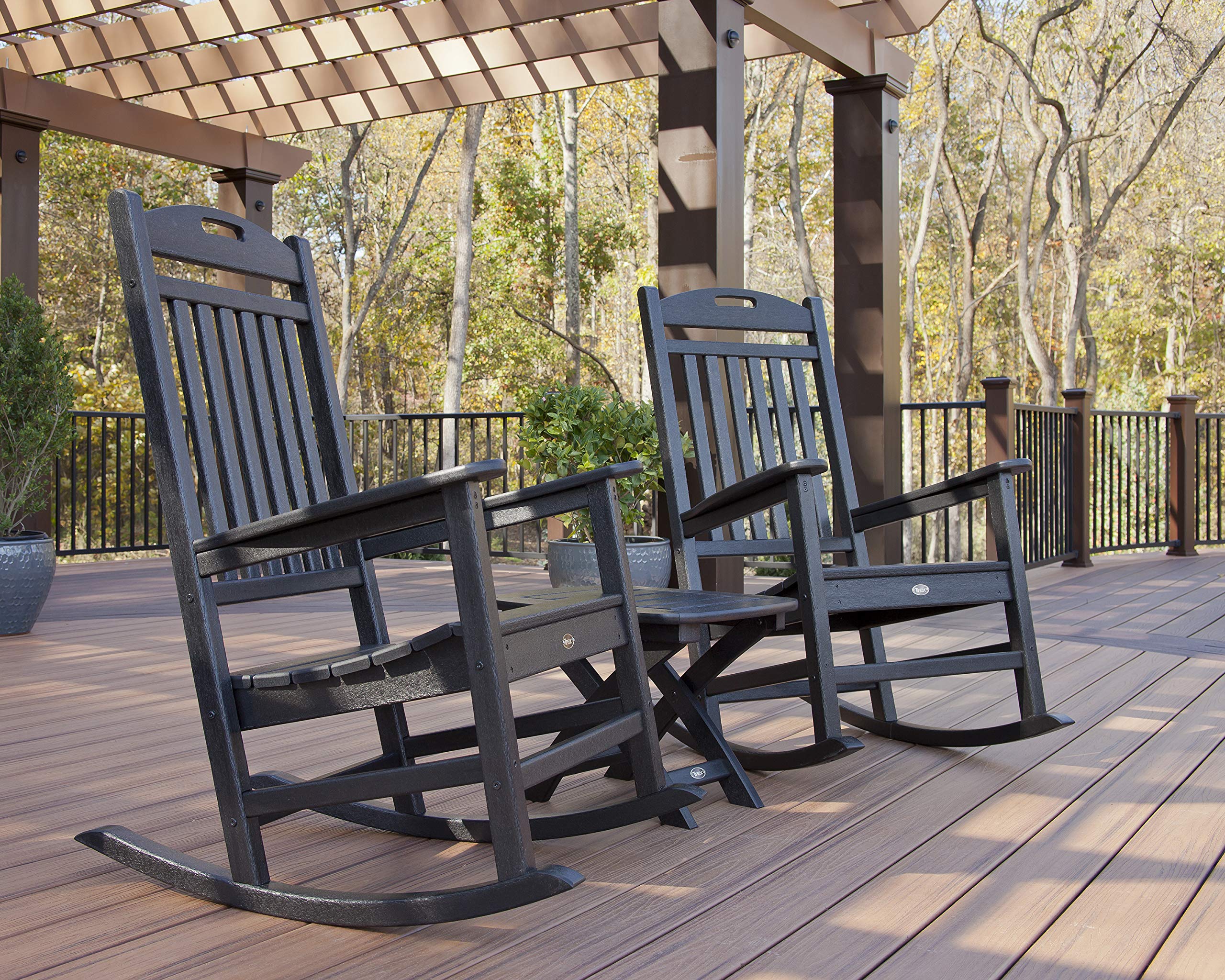 Trex Outdoor Furniture™ Yacht Club Rocking Chair Set, Rainforest Canopy