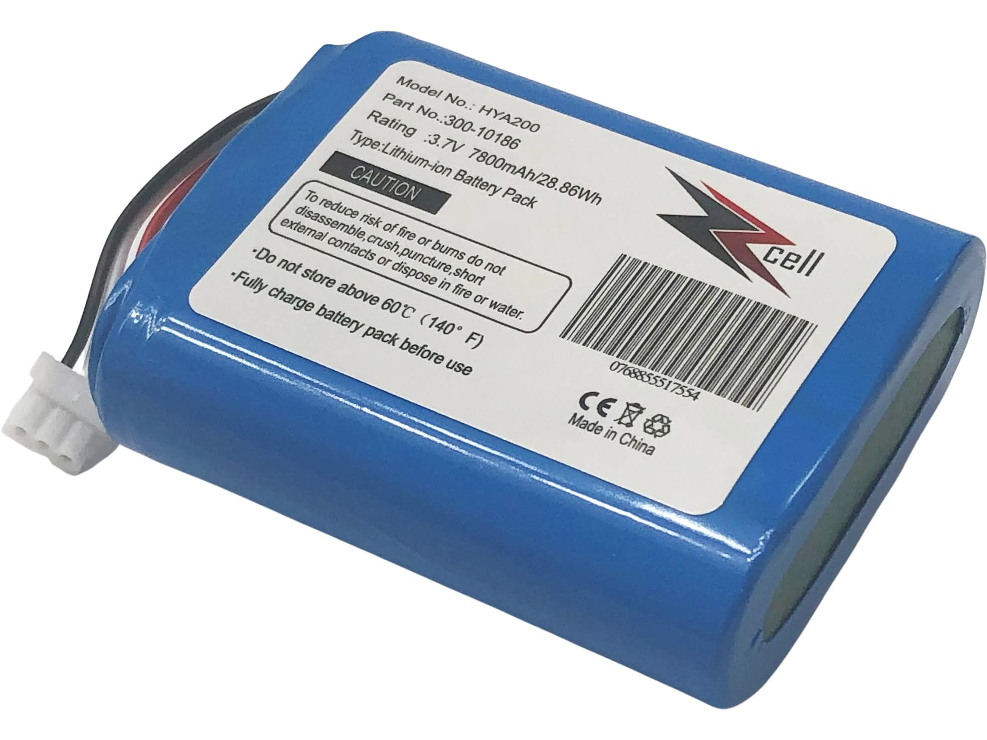 ZZcell® Battery Replacement for ADT Command Smart Security Panel ADT7AIO, ADT5AIO, Honeywell Pro 7, AI05-2, AIO7-1, AIO7-2, 300-10186 Alarm 3.7V 7800mAh