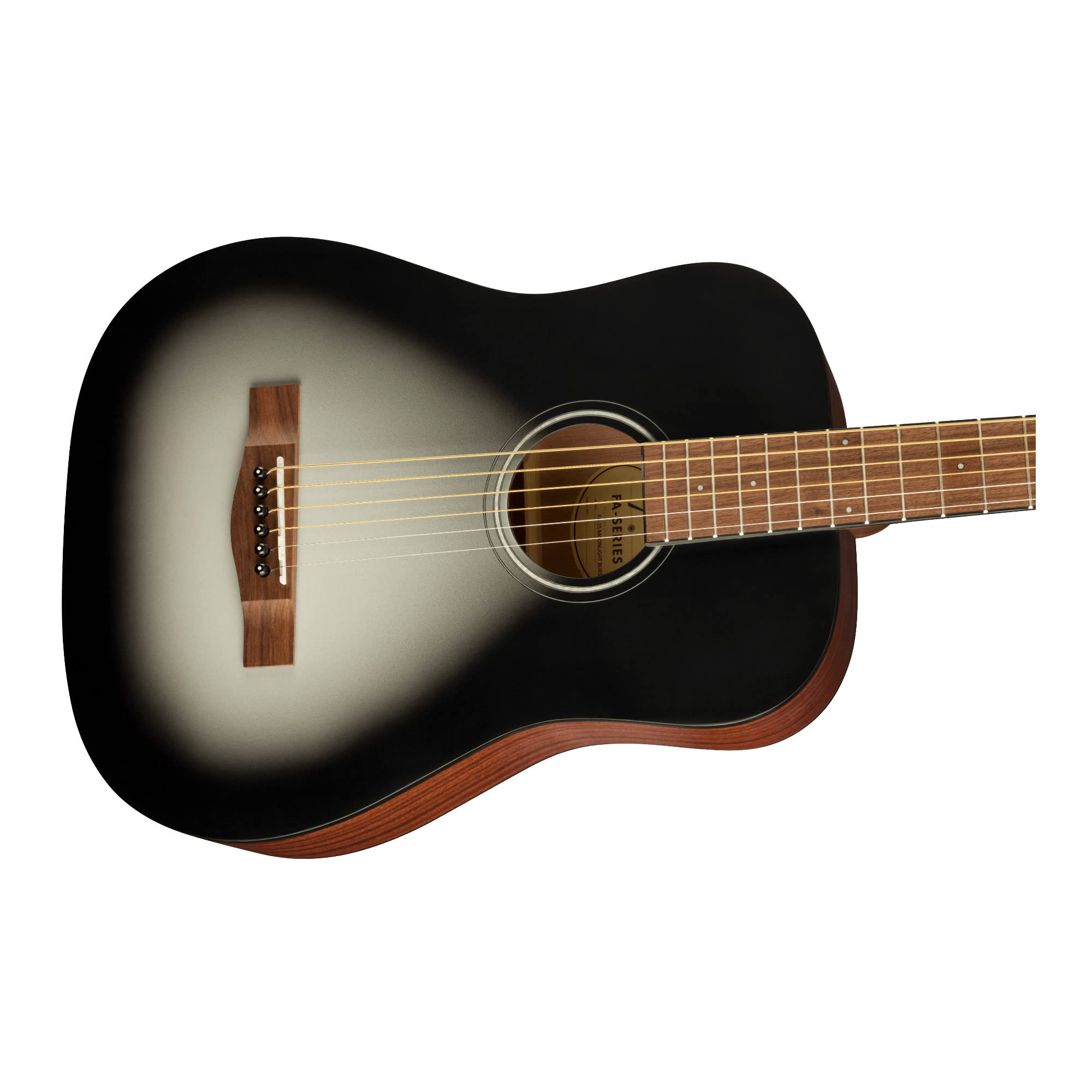 Fender FA-15 3/4 Scale Steel String Acoustic Guitar, with 2-Year Warranty, Red, with Gig Bag