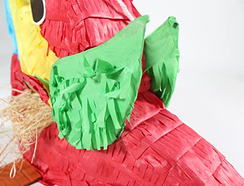 Penn-Plax Birdie Pinata with Natural Nesting Material β Safe for Medium and Large Birds β Colorful & Fun Addition to Any Cage β Large