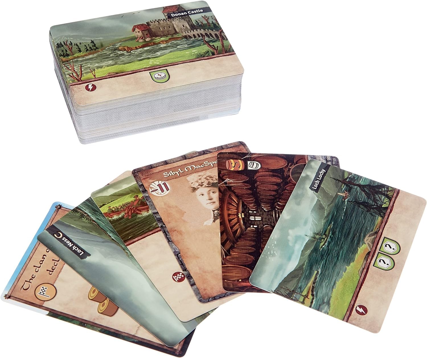 Funtails FTGM2C01DE Glen More II: Chronicles (German/English) Board Game Matthias Cramer (Glen More 2)