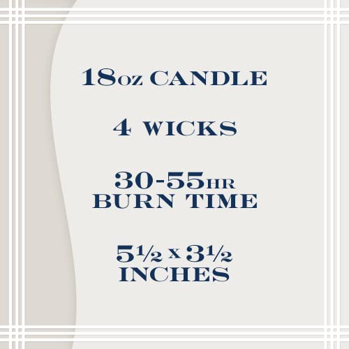 Premium Scented 4-Wick Candle, Fall Farmstand, HomeWorx by Slatkin & Co - 18 oz - Long-Lasting Jar Candle, 30-55 Hours Burn Time - Sugared Honeycrisp Apple, Golden Pear, Vanilla & Wildflower Honey