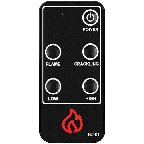 GENGQIANSI Replacement for Electric Fireplace Heater Remote Control EF290 EF290A EF42C Western 23 26 30 33 33low Klaus33
