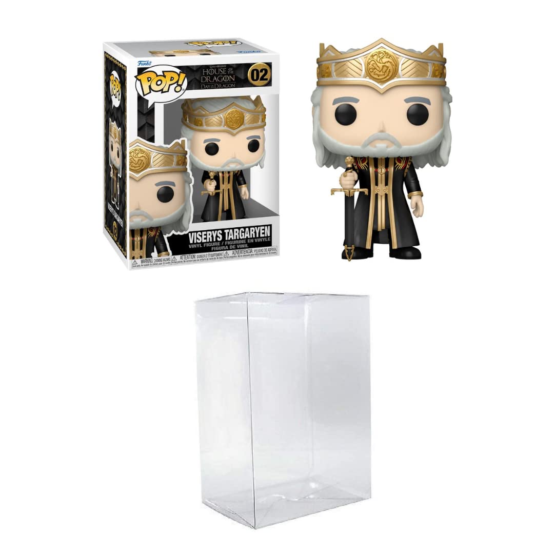 Funko POP! House of The Dragon - Viserys Targaryen Bundled with a Byron's Attic Pop Protector
