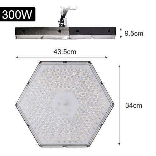 FACAIMO 300W UFO Led Lights LED Warehouse Lights High Bay LED Lights 10000 Lumen 6000-6500K IP67 Warehouse LED Lights (300W-110V)
