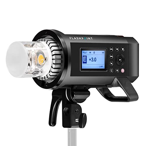 Flashpoint XPLOR 600PRO HSS Battery-Powered Monolight with Built-in R2 2.4GHz Radio Remote System R2 Pro Transmitter for Nikon (Bowens Mount)