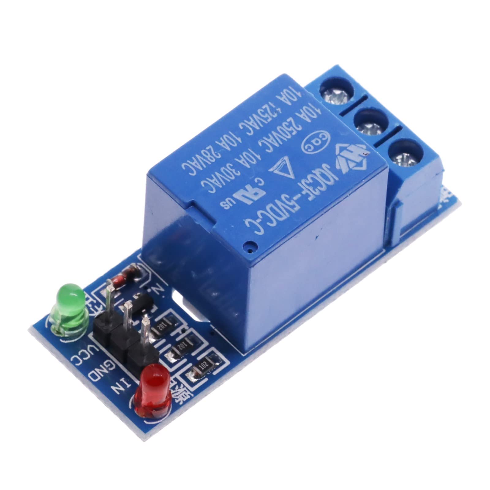 ILAME 1 2 4 6 8 Channel DC 5V Relay Module One Way with Optocoupler Low Level Trigger Expansion Board for Arduino DIY Kit Raspberry Pi (Color : 5V, Size : 1 Chanel)