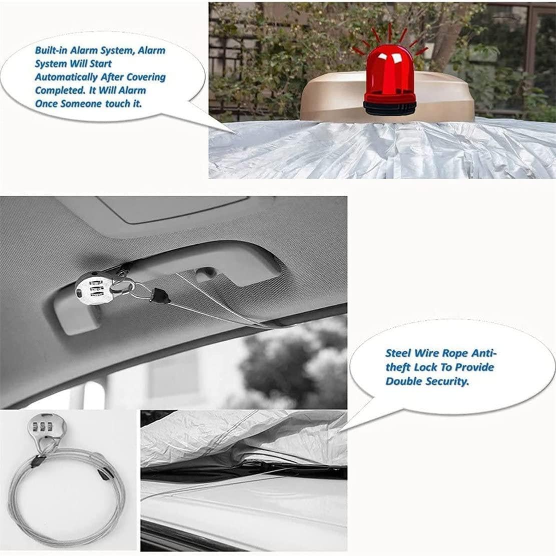 Solar Fully Automatic Car Cover, Sunproof Sun Shade Canopy Universal Movable Carport, uick and Convenient to Protect Your Car, Fit for Sedan, SUV, MPV,Gold-SUV