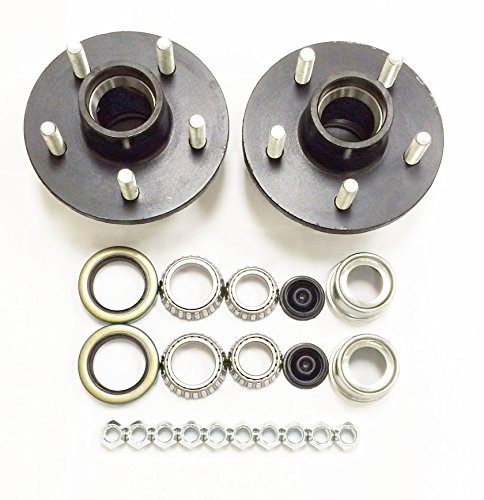 Libra Trailer 5 Lugs Idler Hub Kits 5 on 4.5 5x4.5 for 3500 lbs Axle 22017K Pack 2