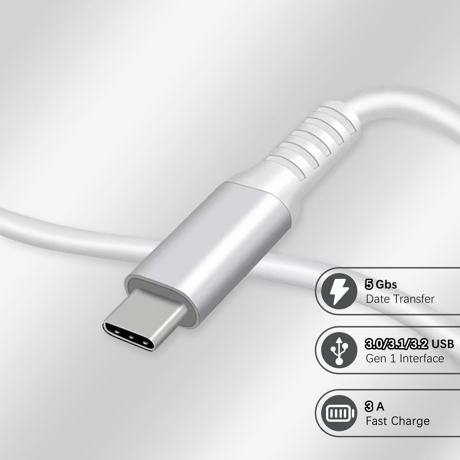 INWECH Link Cable 20 FT Compatible with Quest 2/1 and PC/SteamVR, High-Speed Data Transfer & Charging USB 3.0 to USB C Cable for VR Headset and Gaming PC