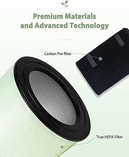 Future Way Upgraded Filter Compatible with Honeywell 50250/24000 / 24500 Air Purifier, 2 Wrapping Carbon Filters