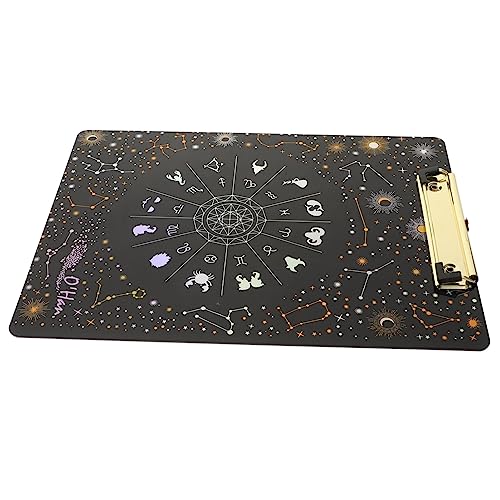 Operitacx Plastic Folder 4pcs for Profile Writing Fashion File Folders A Letter Exam Size Case with Clip Clipboards Paper Decorative Nurse Storage Pattern Holder Office Folder Clipboard