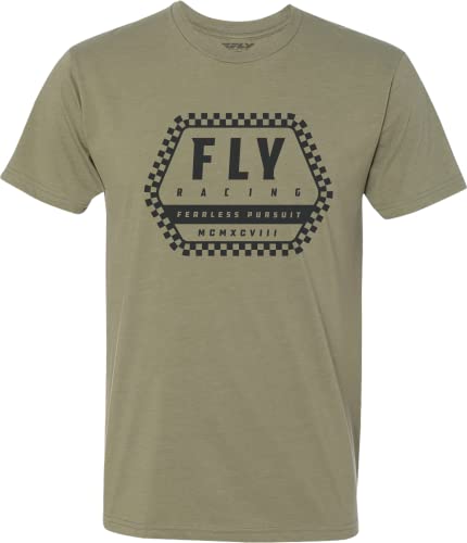 Fly Racing 352-0047L Fly Track Tee Khaki Lg