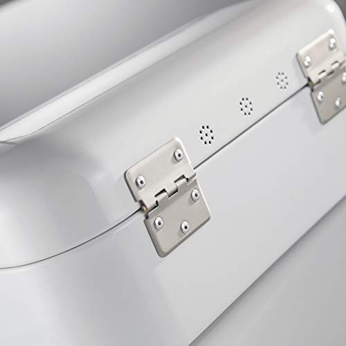 Wesco Grandy β German Designed - Steel bread box for kitchen / storage container, White