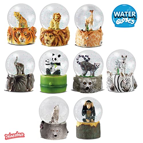 Waterglobe Seahorses from Deluxebase. Seahorse Snow Globe with Resin Figurine and Moulded Base. Great Home Globe Decor,Ornaments and Gifts.