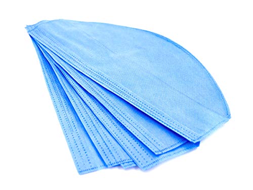 LIFESOFT Disposable Scrub Caps Working Dental Hats Tie Back Closure Blue (100)