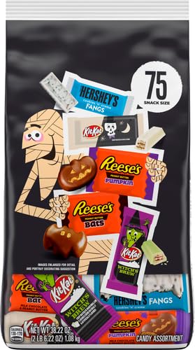HERSHEY'S Assorted Chocolate Bag, 38.22 oz (75 Pieces)