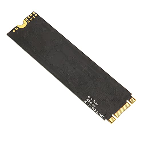 Jopwkuin Laptop M.2 NGFF SSD, PCB Material SSD for Laptop Plug and Play Quiet Operation for Home for Office