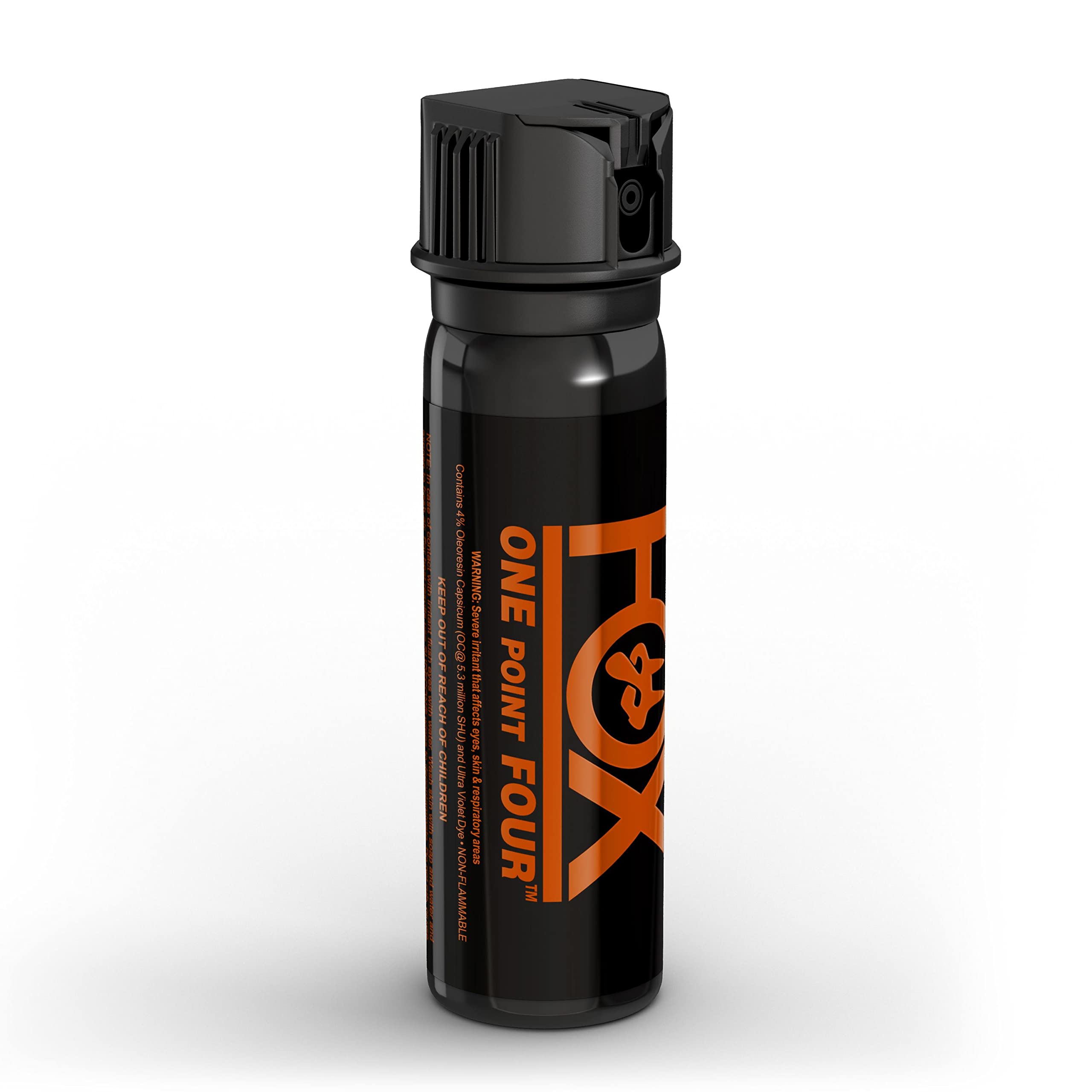 Fox Labs, One Point Four, 4% OC Pepper Spray- Flip Top Stream (4 oz) 44FTS