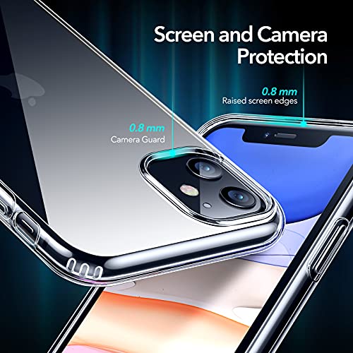 ESR Essential Zero Designed for iPhone 11 Case, Slim Clear Soft TPU, Flexible Silicone Cover for iPhone 11 6.1-Inch (2019), Clear