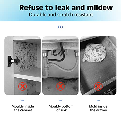 Kitchen Waterproof Under Sink Mat: Silicone Under Sink Liner，Under Sink Liner Drip Tray，34" x 22" Under Sink Kitchen Cabinet Mat，Under Sink Liner Drip Tray，Kitchen Sink Mats