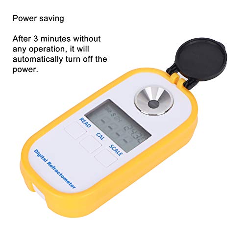 Portable Digital Honey Refractometer 0-90% Handheld Pocket Sugar Concentration Meter for Honey Testing