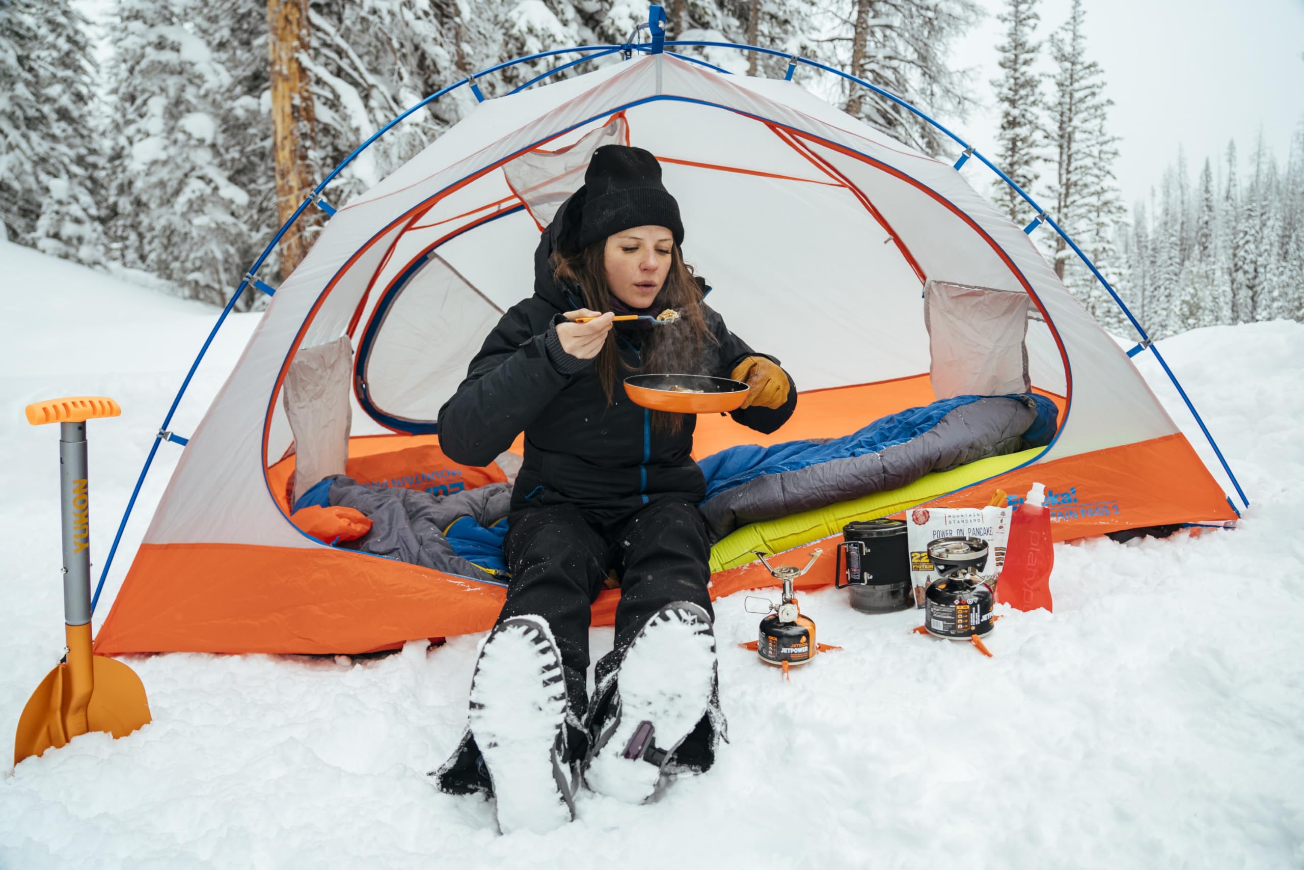 Eureka! Mountain Pass Four-Season Extreme Weather Backpacking Tent (3 Person)