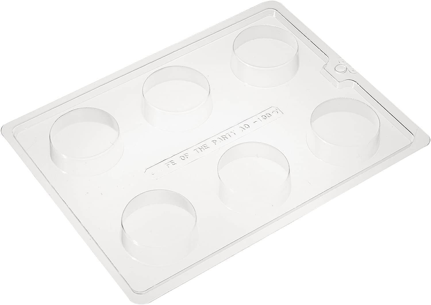 Kedudes Cookie Molds Compatible as Oreo Molds, Plain or Chocolate Covered - Round Molds for Candy, Cookies and Chocolate, and Even Soap Molds - Made from Non-Toxic Plastic (3 Pack, 6 Cylinders)