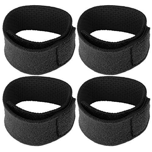 FECAMOS Fishing Accessories, High Flexibility Fishing Gear Strap Very Convenient Reusable Soft Diving Material Convenient Practical 3-5 Rods Capacity for Fishing Tools(Black)