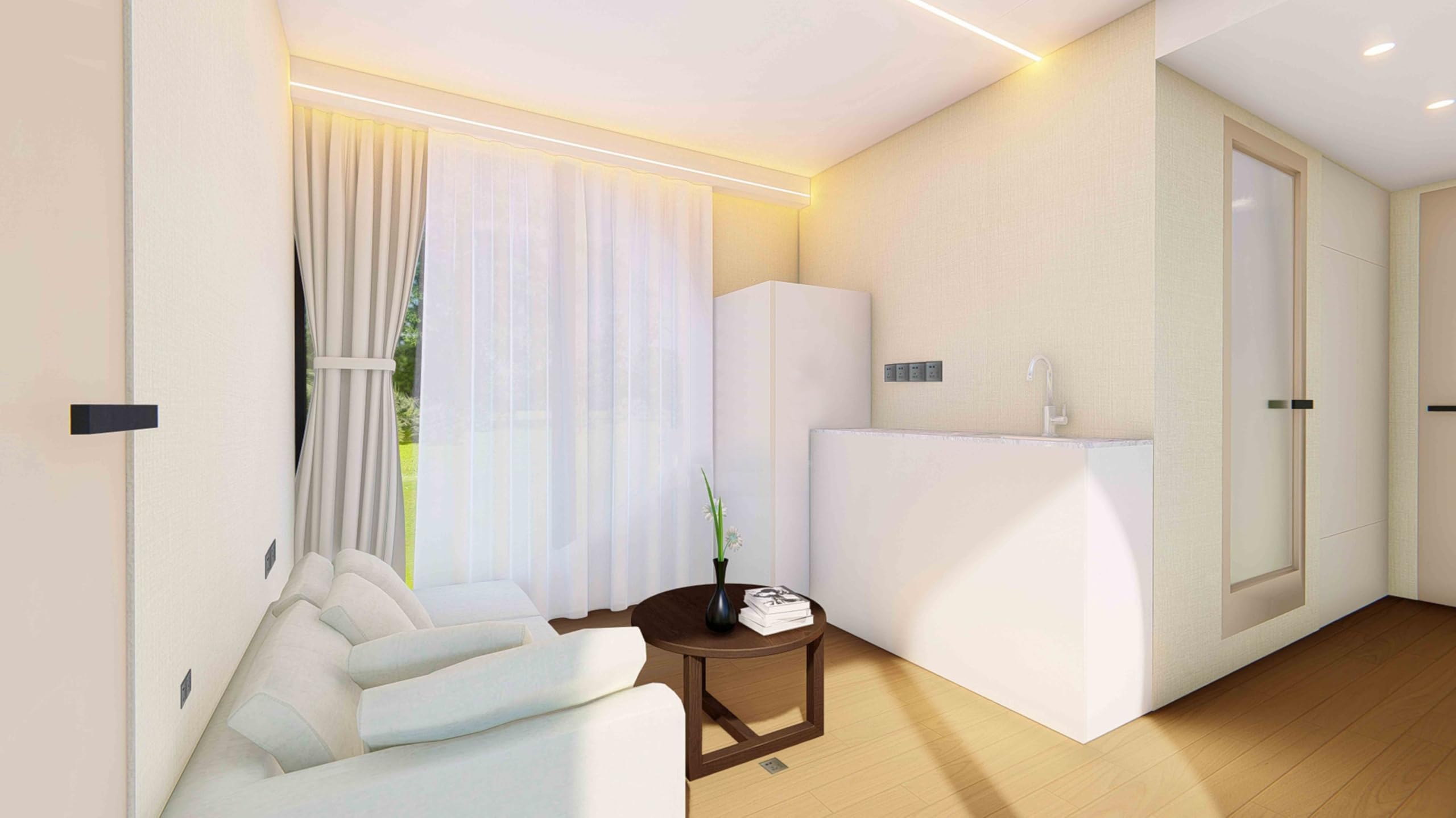 Portable Homes Design Creative 4 Bedrooms with 1 Ensuite and 1 Common Bathroom Prefab Luxury Detachable 2 Story Office Home.