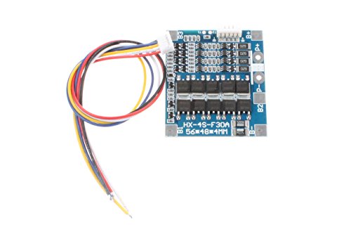 NOYITO 30A 4S 3.2V Lithium Iron Phosphate Battery Protection Board 12.8V with Balance Over-Current Over-Charge Over-Discharge Protection