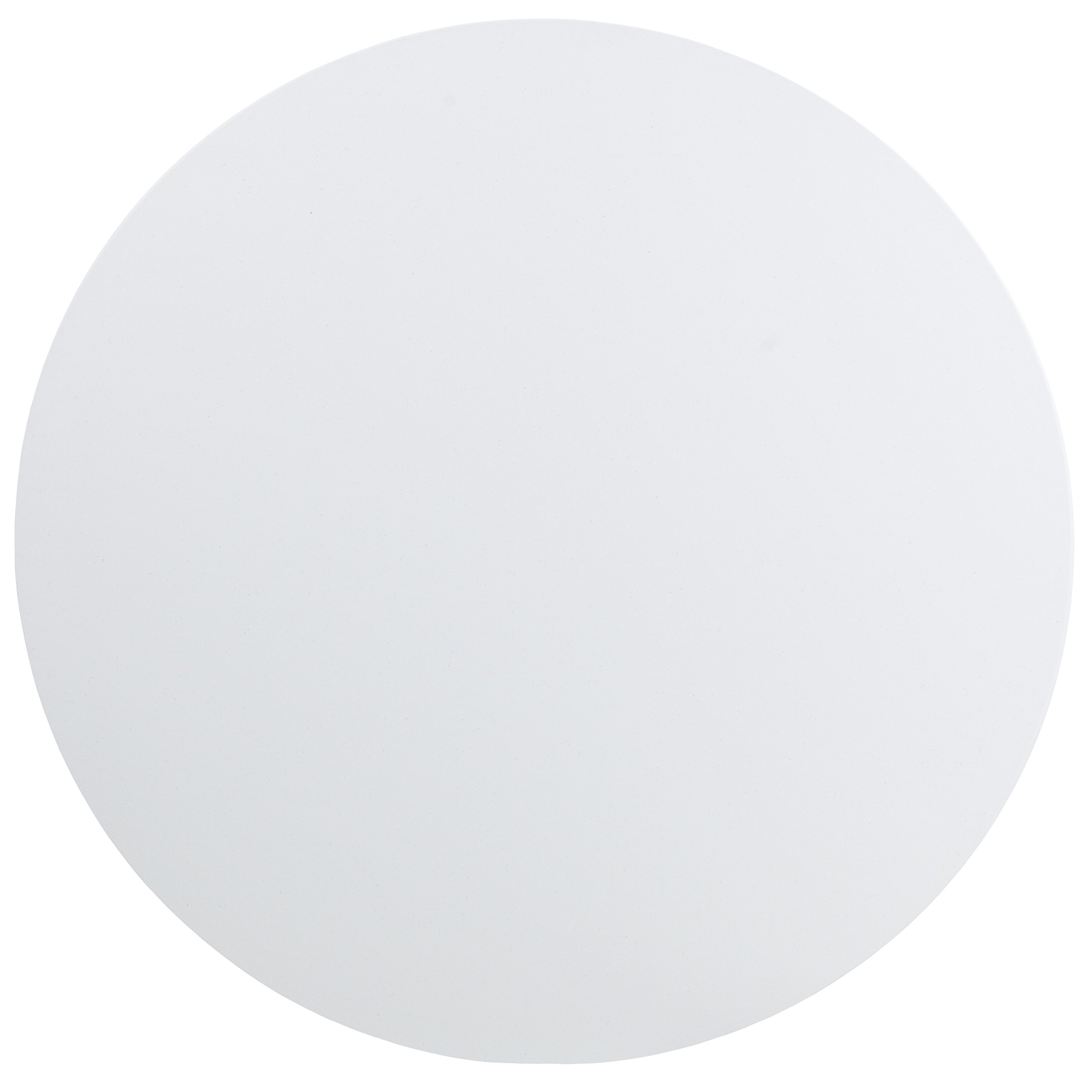 Flash Furniture Elon 4' Round All-Occasion Plastic Folding Event Table, Foldable Portable Banquet Table for Indoor/Outdoor Events, White