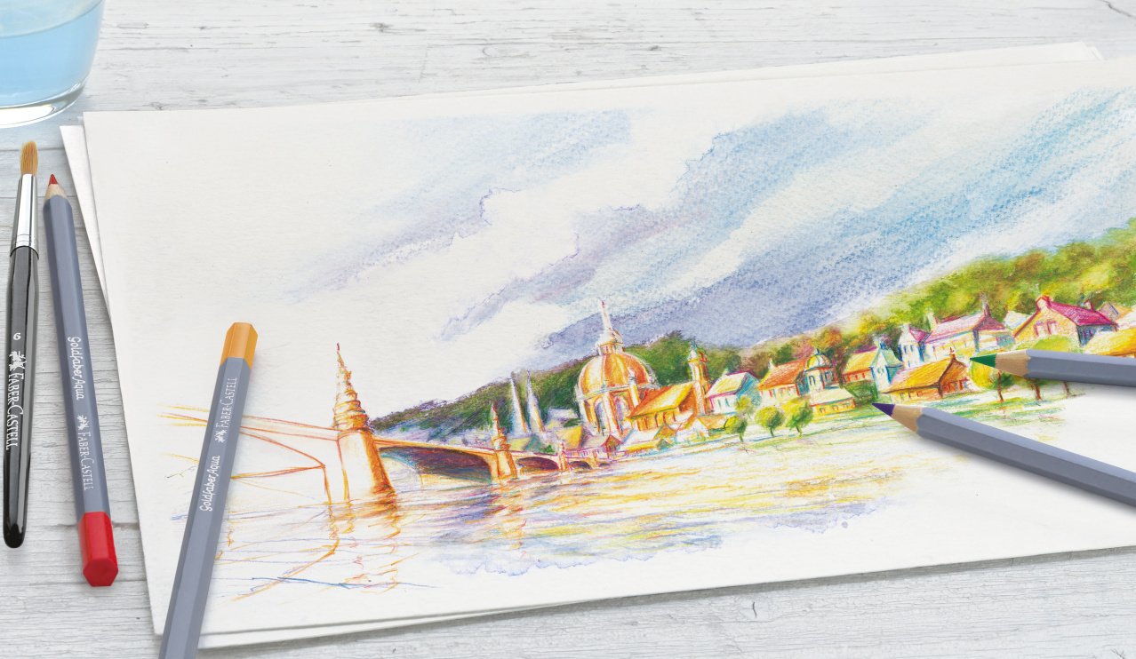 Faber-Castell Creative Studio Goldfaber Watercolor Pencils (24 Count)