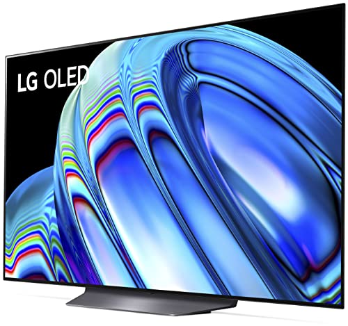LG 55-Inch Class OLED B2 Series Alexa Built-in 4K Smart TV, 120Hz Refresh Rate, AI-Powered 4K, Dolby Vision IQ and Dolby Atmos, WiSA Ready, Cloud Gaming (OLED55B2PUA, 2022) (Renewed)