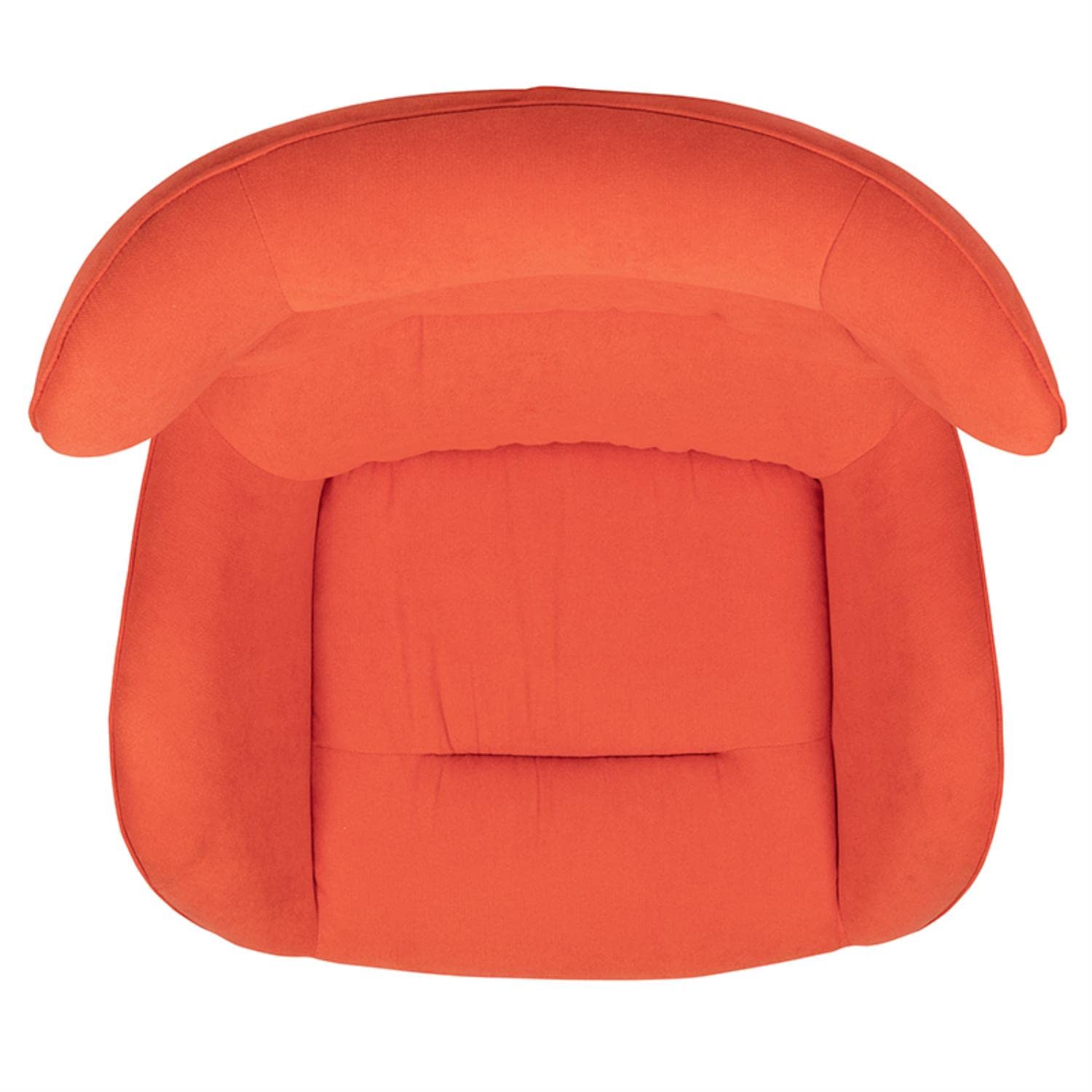 Flash Furniture Rally Orange Fabric Swivel Wing Chair