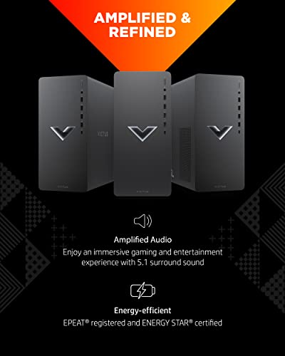 Victus 15L Gaming Desktop Computer,12th Generation Intel Core Processor, NVIDIA GeForce RTX 3060 Ti, 16 GB SDRAM,1 TB SSD, OMEN Gaming Hub, Windows 11 Home OS, Wi-Fi 6 (TG02-0050, 2022)