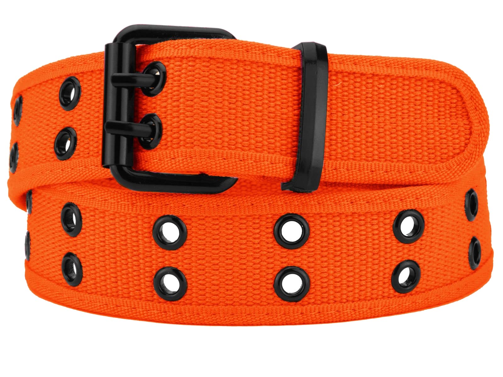 Eurosport Premium Canvas Grommet Belt - WB211 - Neon Orange L