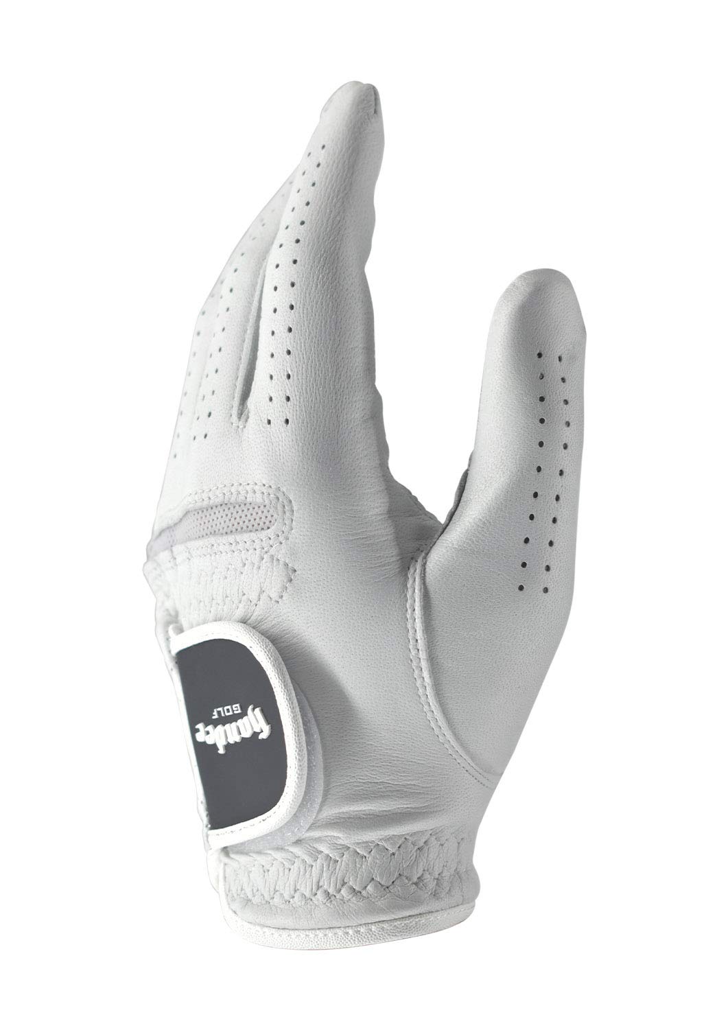 Handee Premium Cabretta Leather Breathable Mesh Golf Glove Left Hand for Men (L)